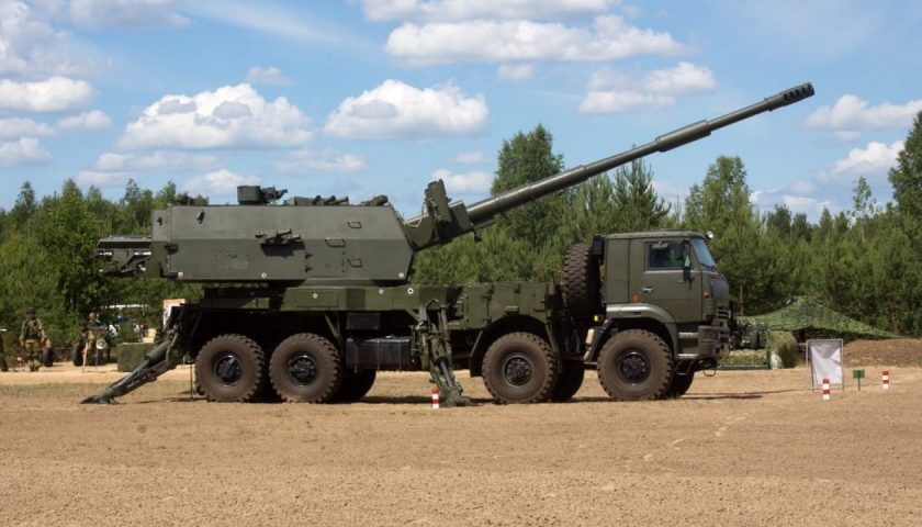 La Russie entame les tests d’une version sur roues de son canon ...