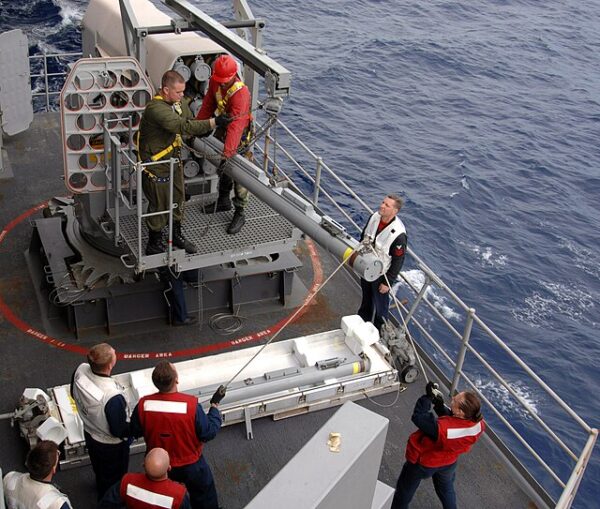 The CIWS RAM will replace the Phalanx aboard US Navy destroyers